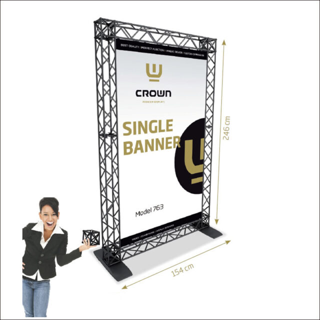 Crown Truss Stand Banner - 0212 289 79 13 -Derin Display Reklam