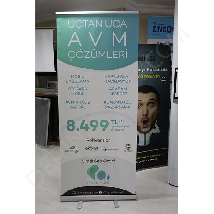 80x200 CM ROLLUP BANNER - Derin Display Reklam-
