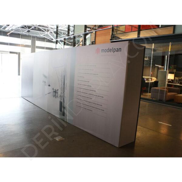 Çift Taraflı Backdrop Stand - 0212 289 79 13 -Derin Display Reklam