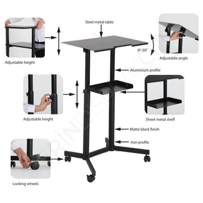 AYARLANABİLİR DİZÜSTÜ BİLGİSAYAR STANDI - Derin Display Reklam-